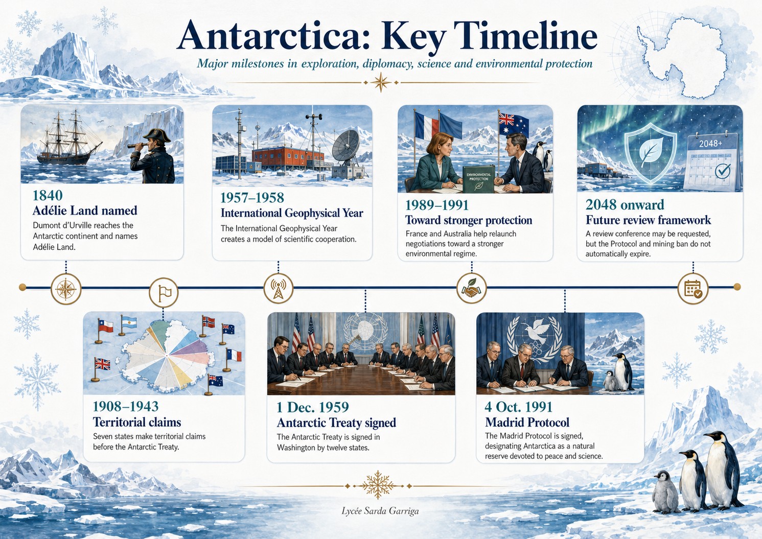 Antarctica, a continent for peace | Académie de La Réunion